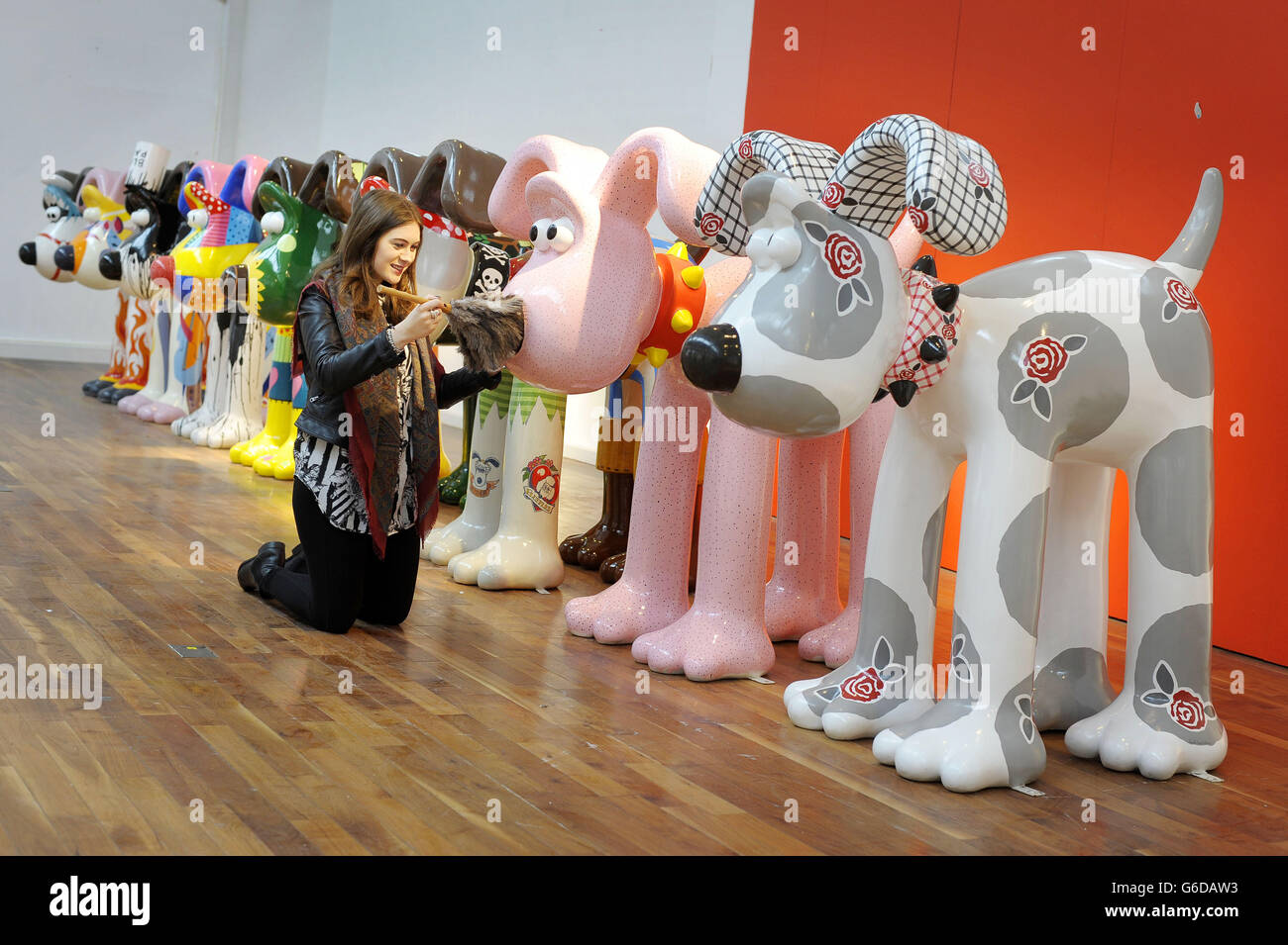 Gromit statues exhibition Stock Photo - Alamy