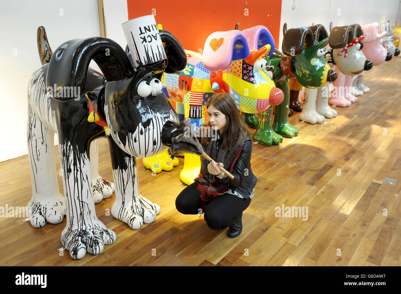 Gromit statues exhibition Stock Photo - Alamy