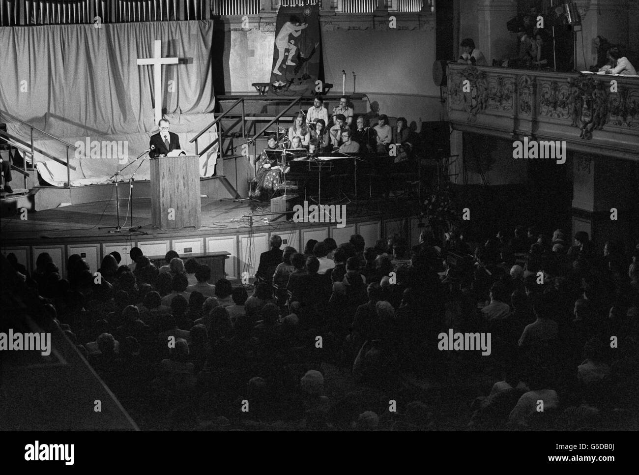Religion - Billy Graham - Oxford Town Hall Stock Photo - Alamy