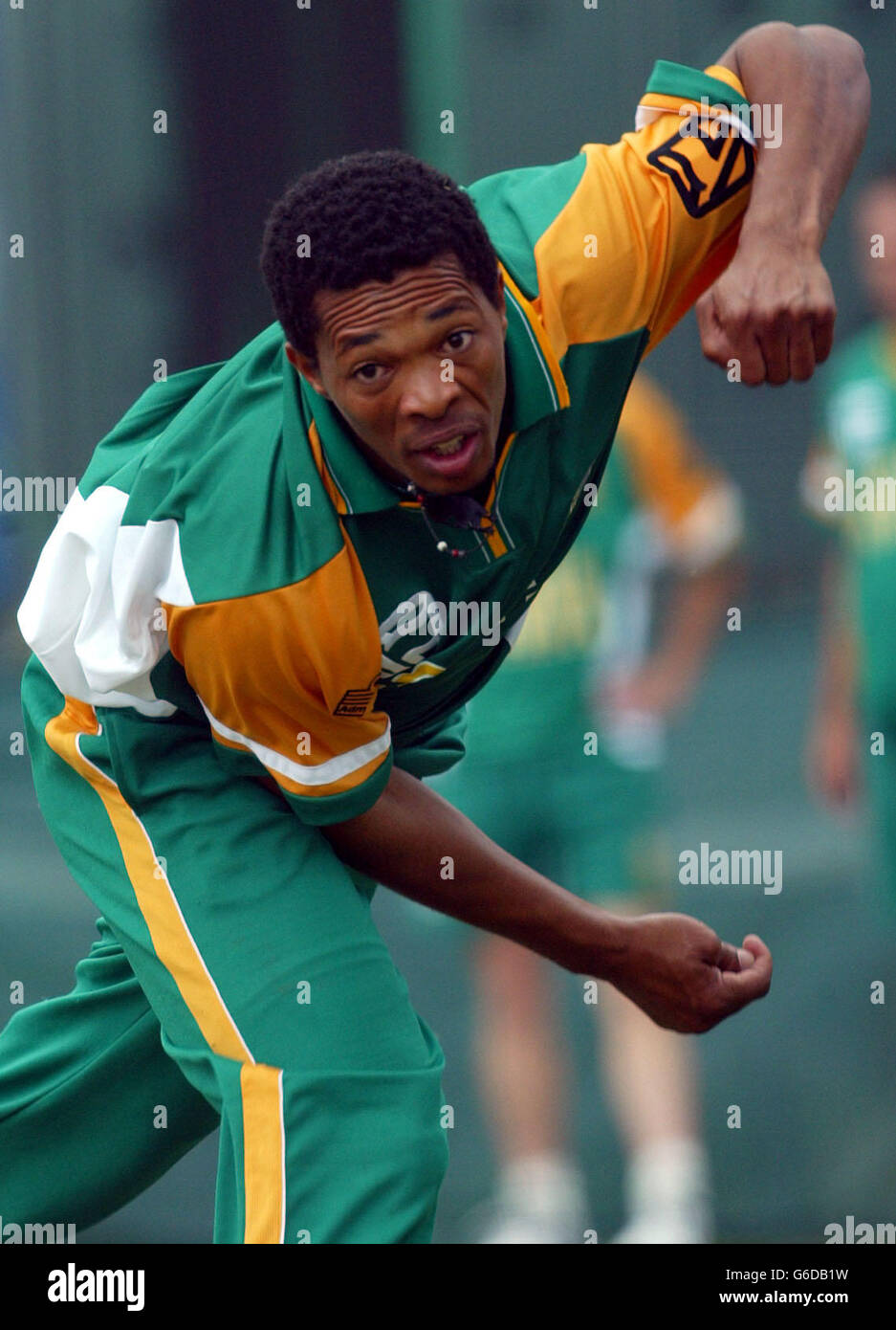 NatWest series South Africa Ntini. South African bowler Makhaya Ntini ...