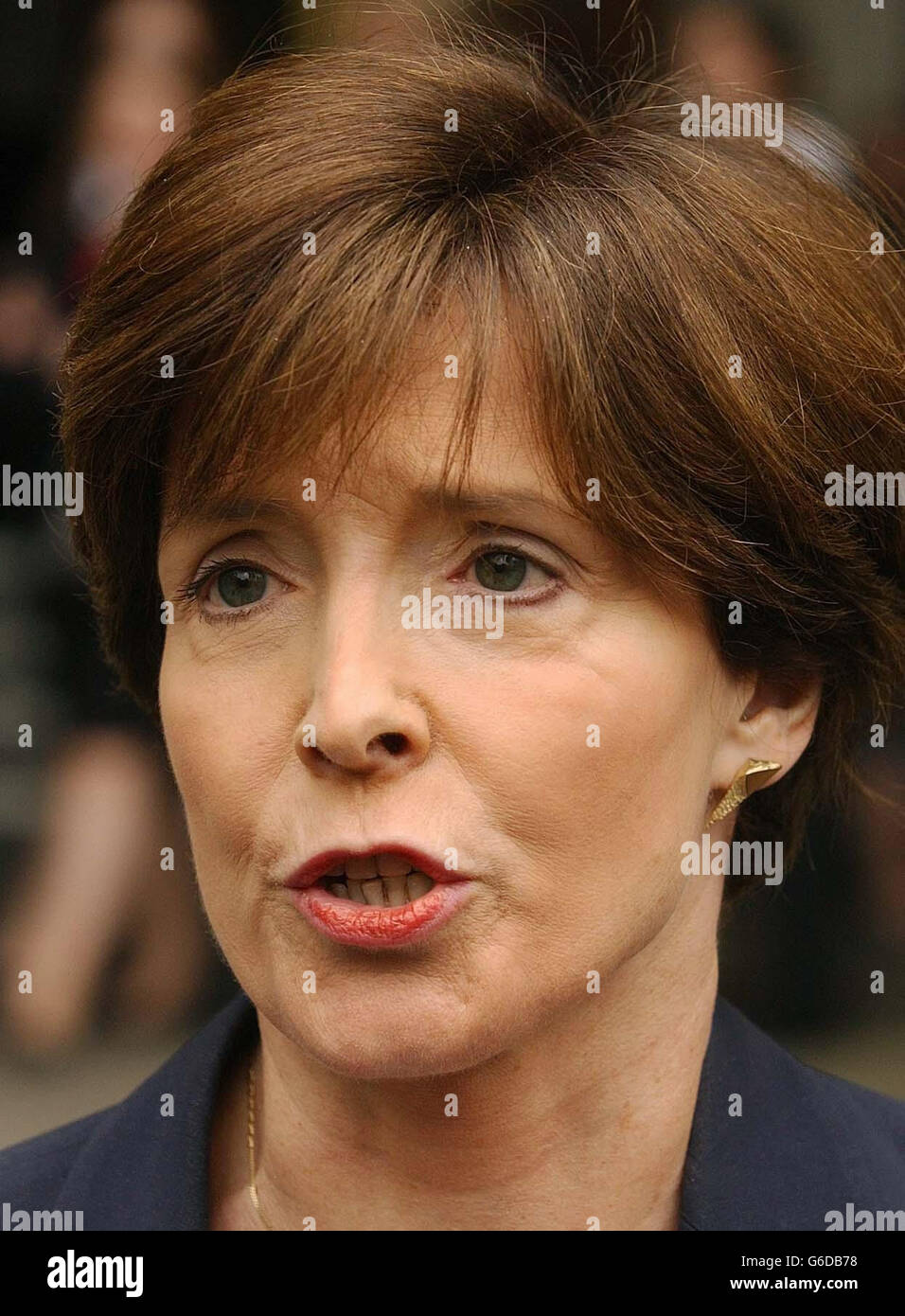 Lady Archer outside the High Court, central London, after she won her ...