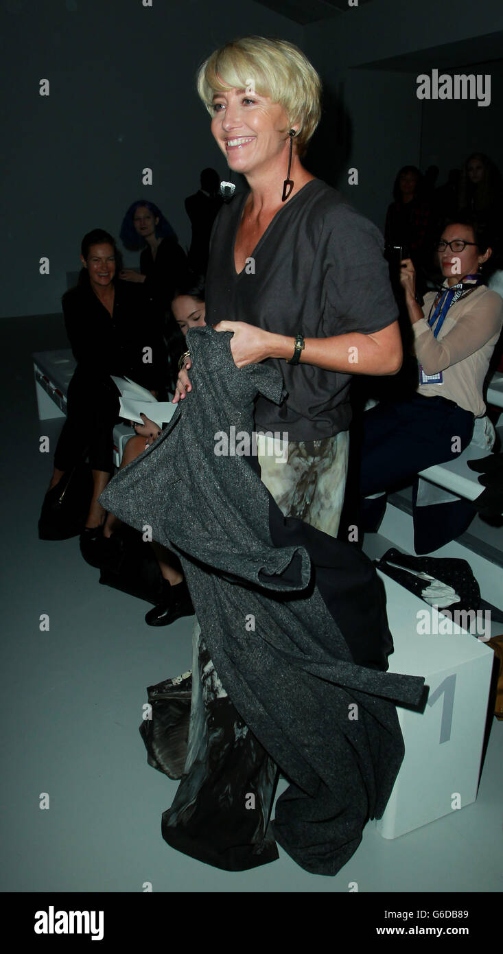 Emma Thompson arrives for the Maria Grachvogel Spring/Summer 2014 ...