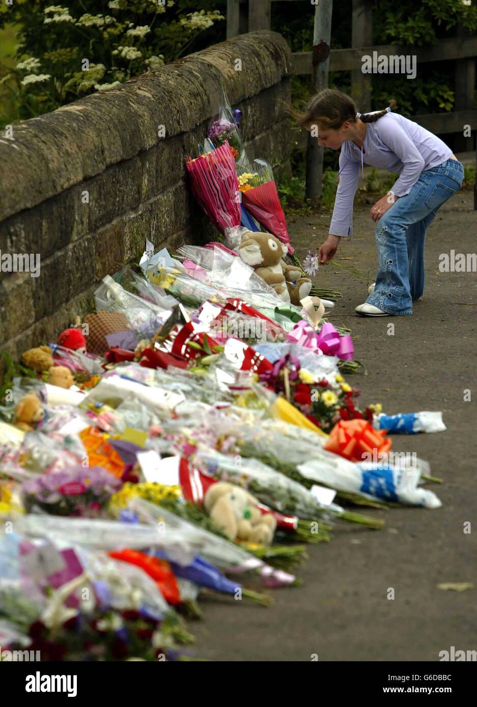 Jodi Jones murder - Flowers Stock Photo - Alamy