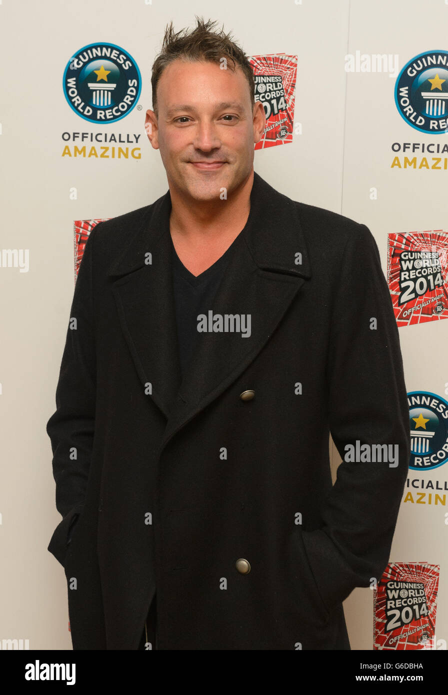 Toby anstis arriving guinness world records 2014 launch party hi-res ...