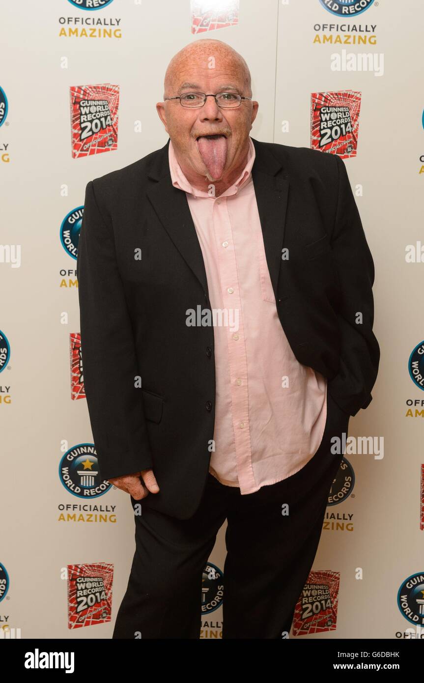 Stephen Taylor, holder of the Guinness World Record for 'longest tongue ...