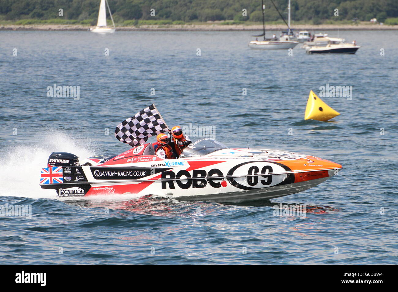 The Quantum Racing Team during the inaugural Scottish Grand Prix of the ...