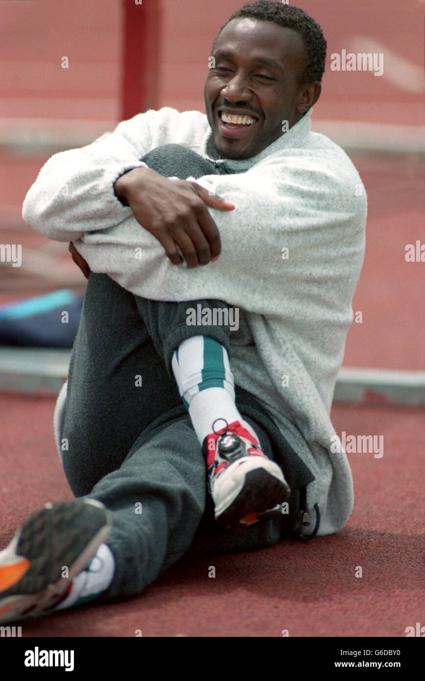 Athletics ... Welsh Games Stock Photo - Alamy