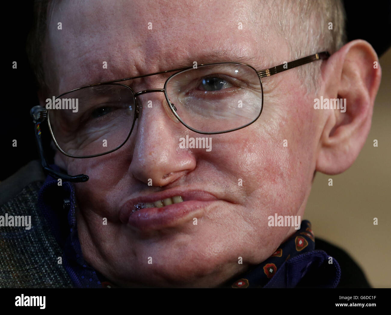 Professor Stephen Hawking arrives for the gala screening of Hawking on ...