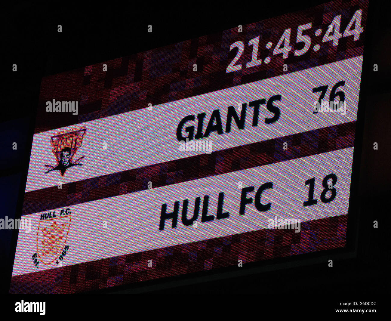 Giants stadium scoreboard hi-res stock photography and images - Alamy