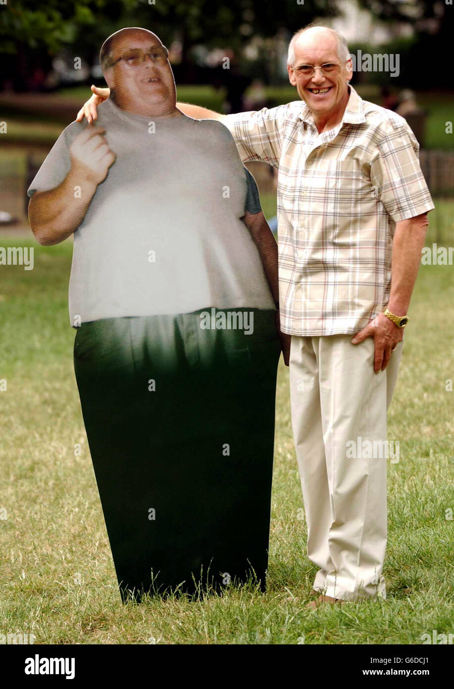 Malcolm Bird, 59, from Suffolk, who now weighs 14st 6lbs, posses next ...