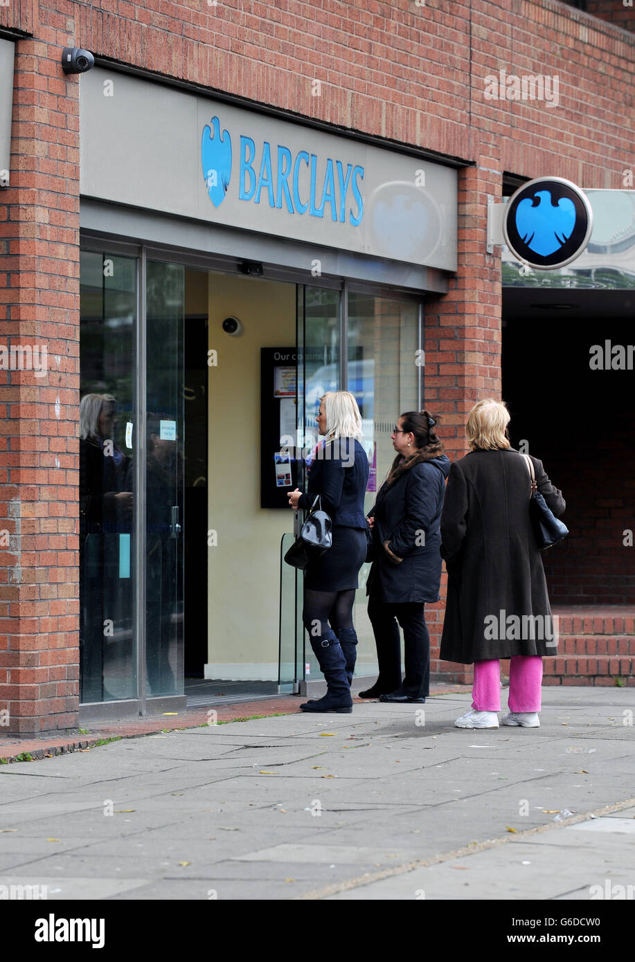 Barclays Bank theft Stock Photo - Alamy