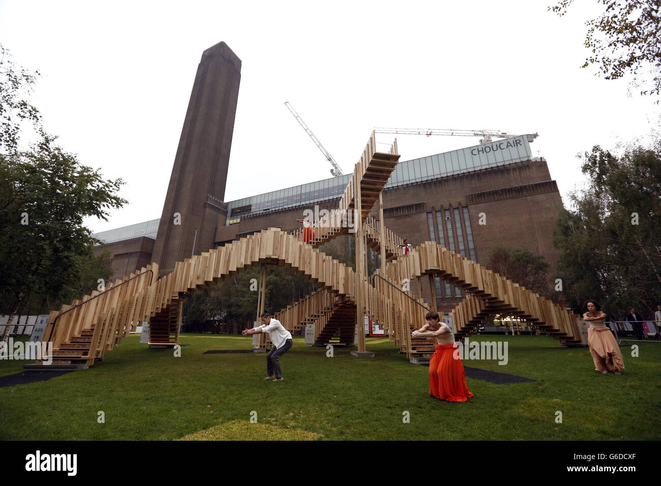 Dancers from New Movement Collective perform on Endless Stair, the ...