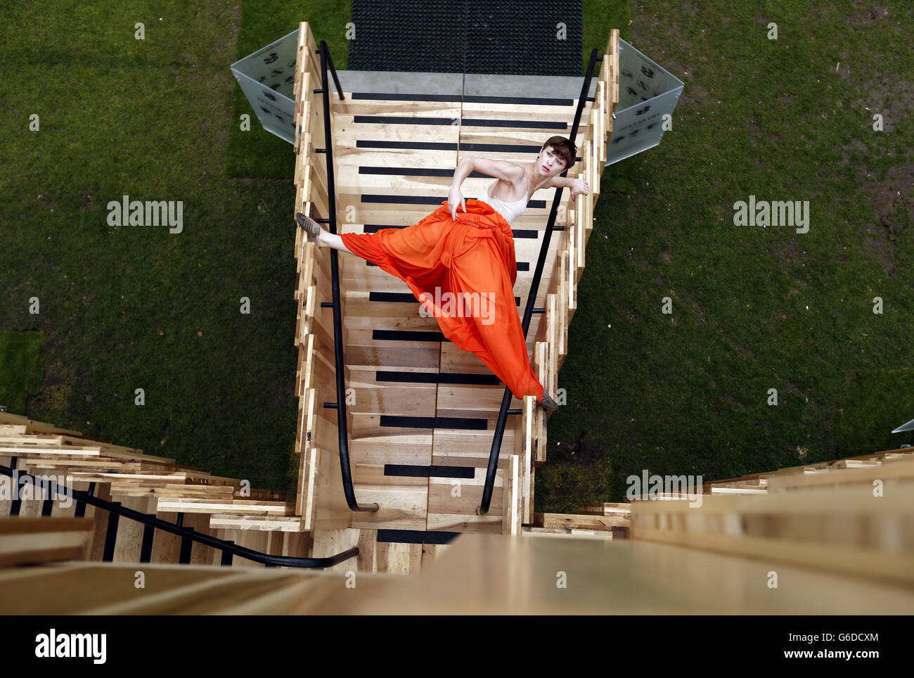 Dancers from New Movement Collective perform on Endless Stair, the ...