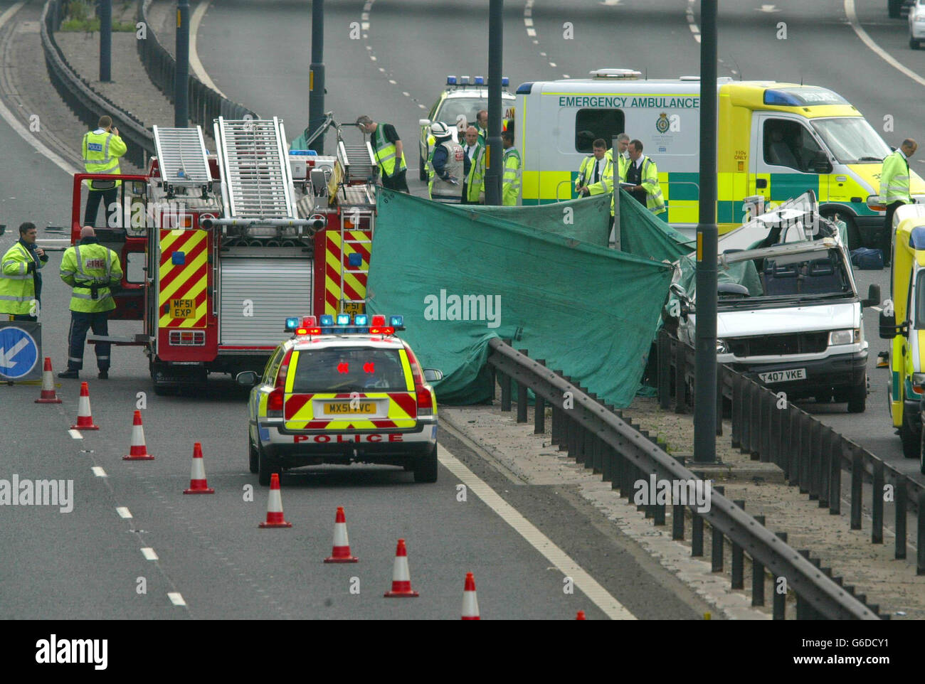 Crash on m56 in manchester hi-res stock photography and images - Alamy