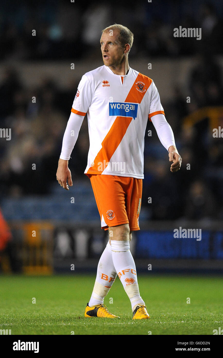 Soccer - Sky Bet Championship - Millwall v Blackpool - The Den Stock ...