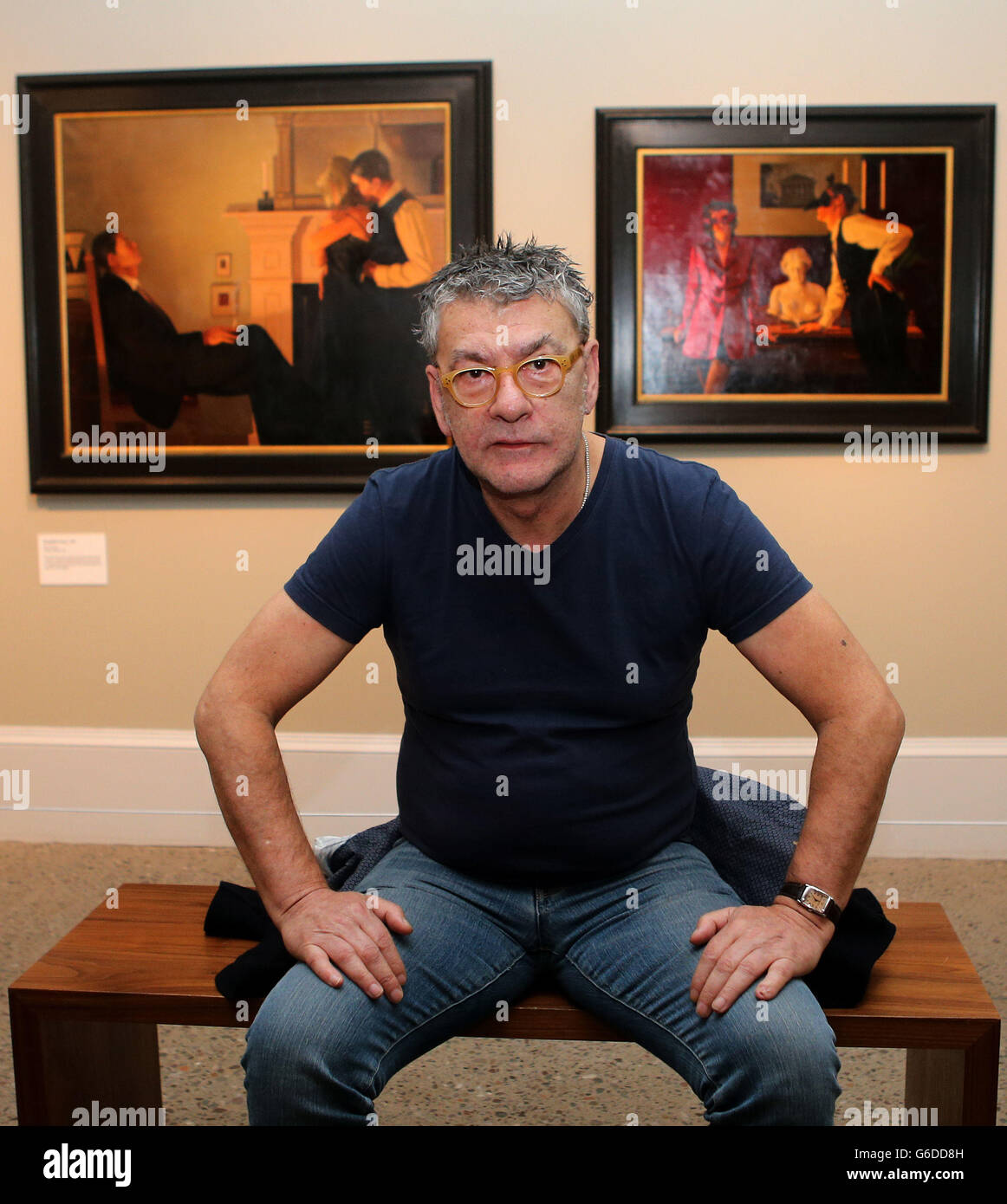 Jack Vettriano retrospective Stock Photo - Alamy