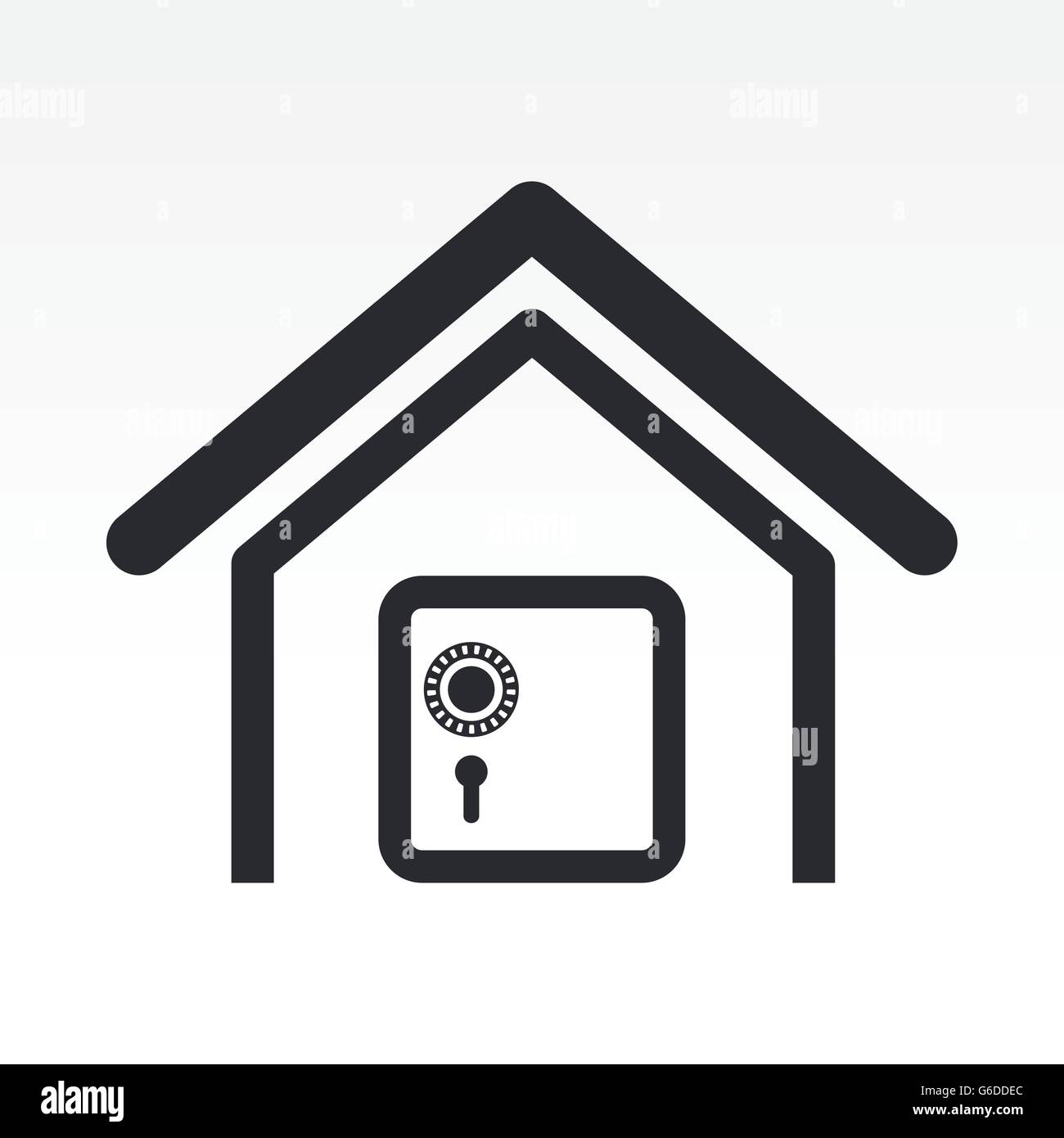 Vector illustration of single isolated bank icon Stock Vector Image ...