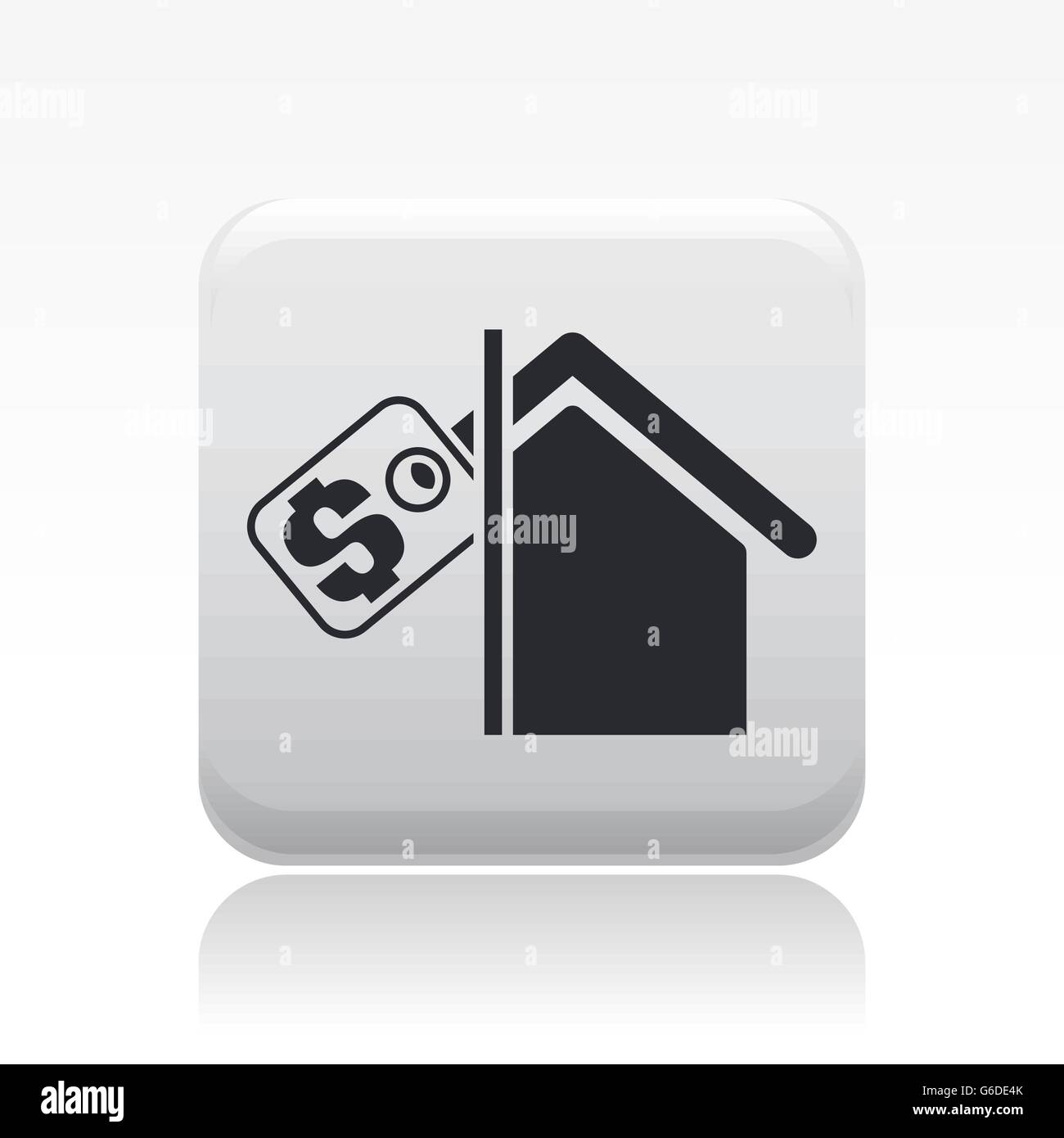 Vector illustration of single isolated real estate icon Stock Vector ...
