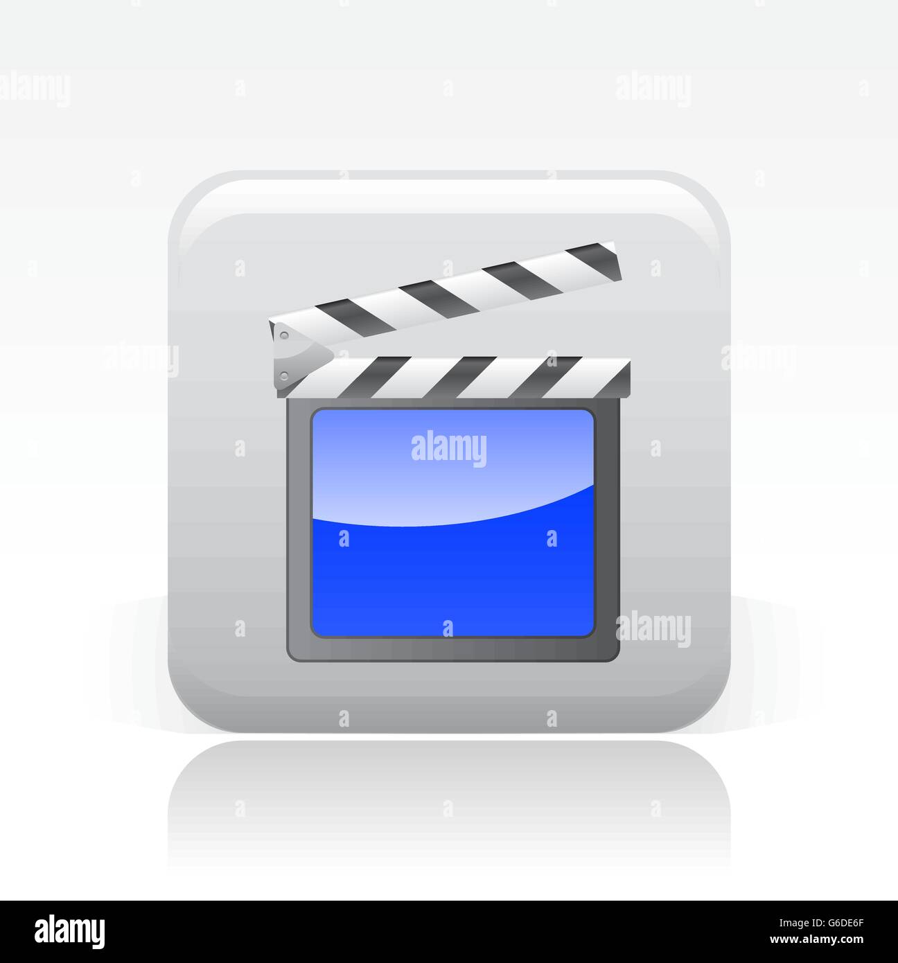 Vector illustration of single isolated ciak icon Stock Vector Image ...