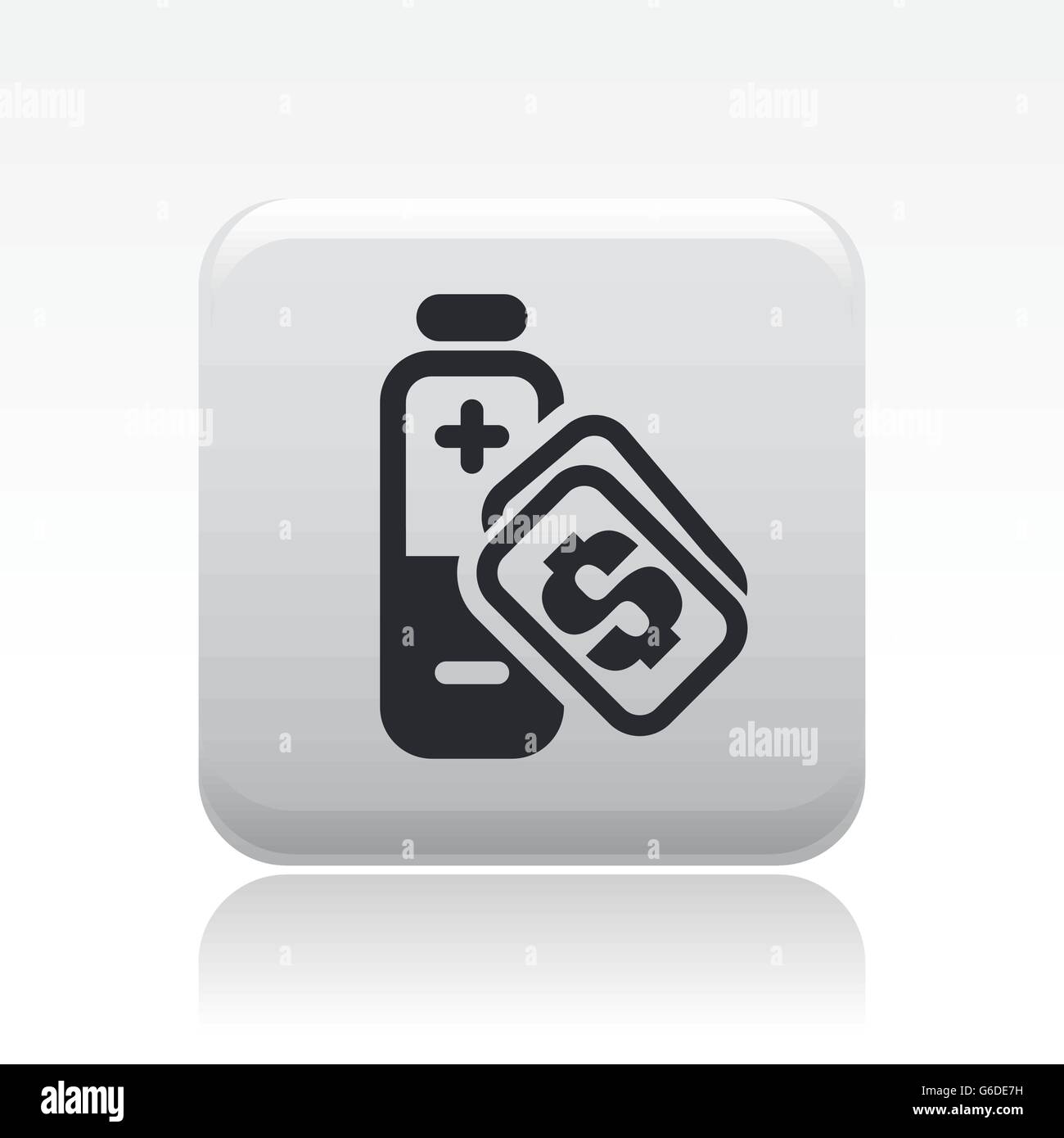 Vector illustration of single isolated energy price icon Stock Vector ...
