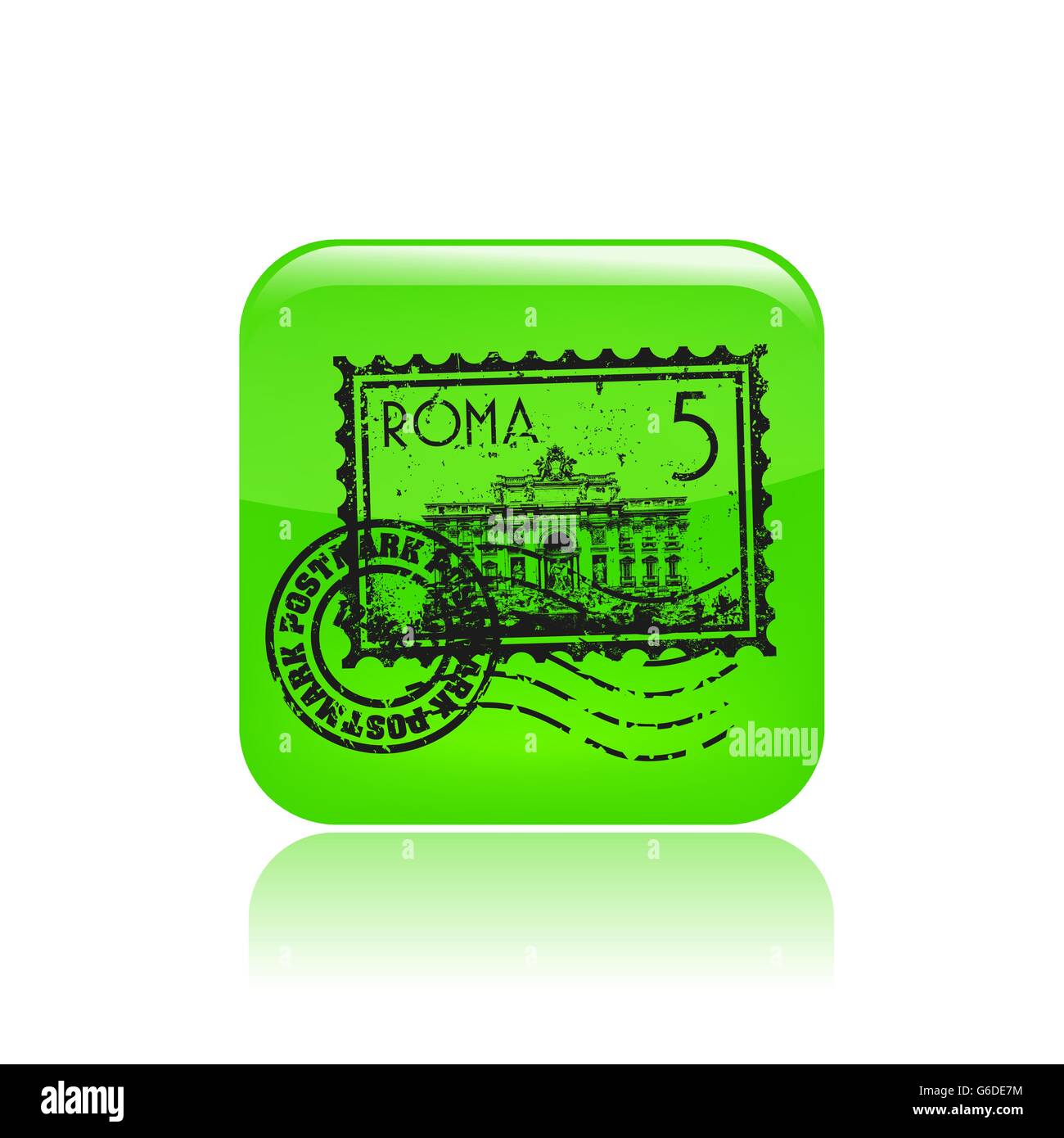 Vector illustration of single isolated Rome icon Stock Vector Image ...
