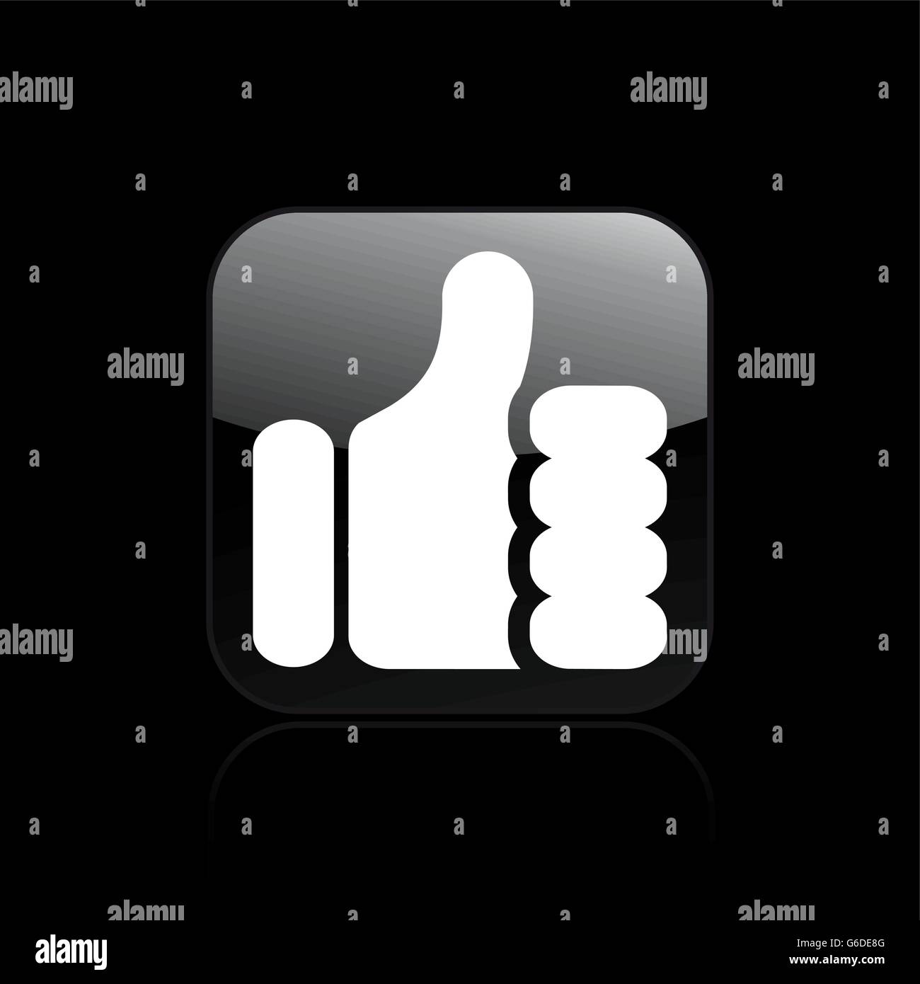 Vector illustration of single isolated ok icon Stock Vector Image & Art ...