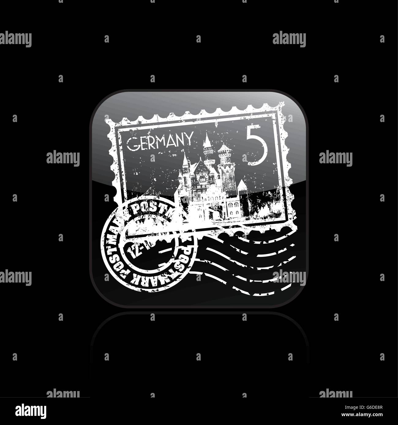 Vector illustration of single isolated Germany icon Stock Vector Image ...