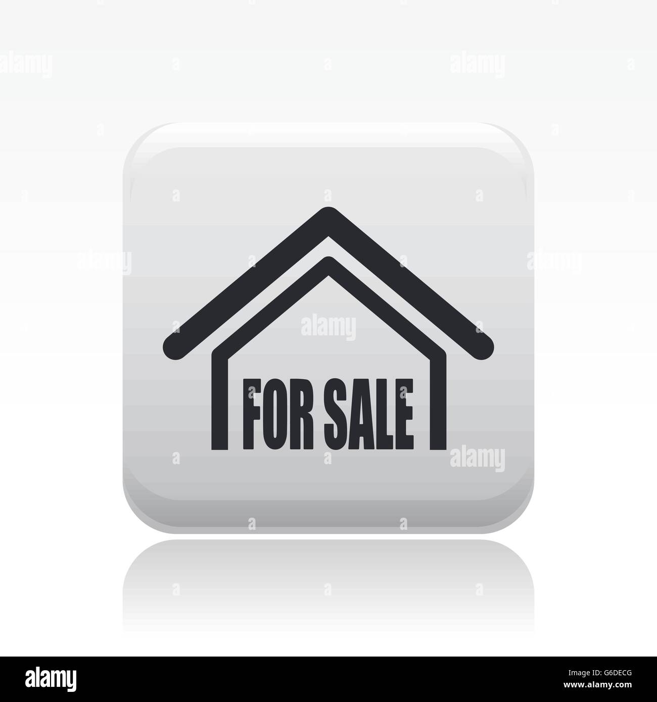 Vector illustration of single isolated real estate icon Stock Vector ...