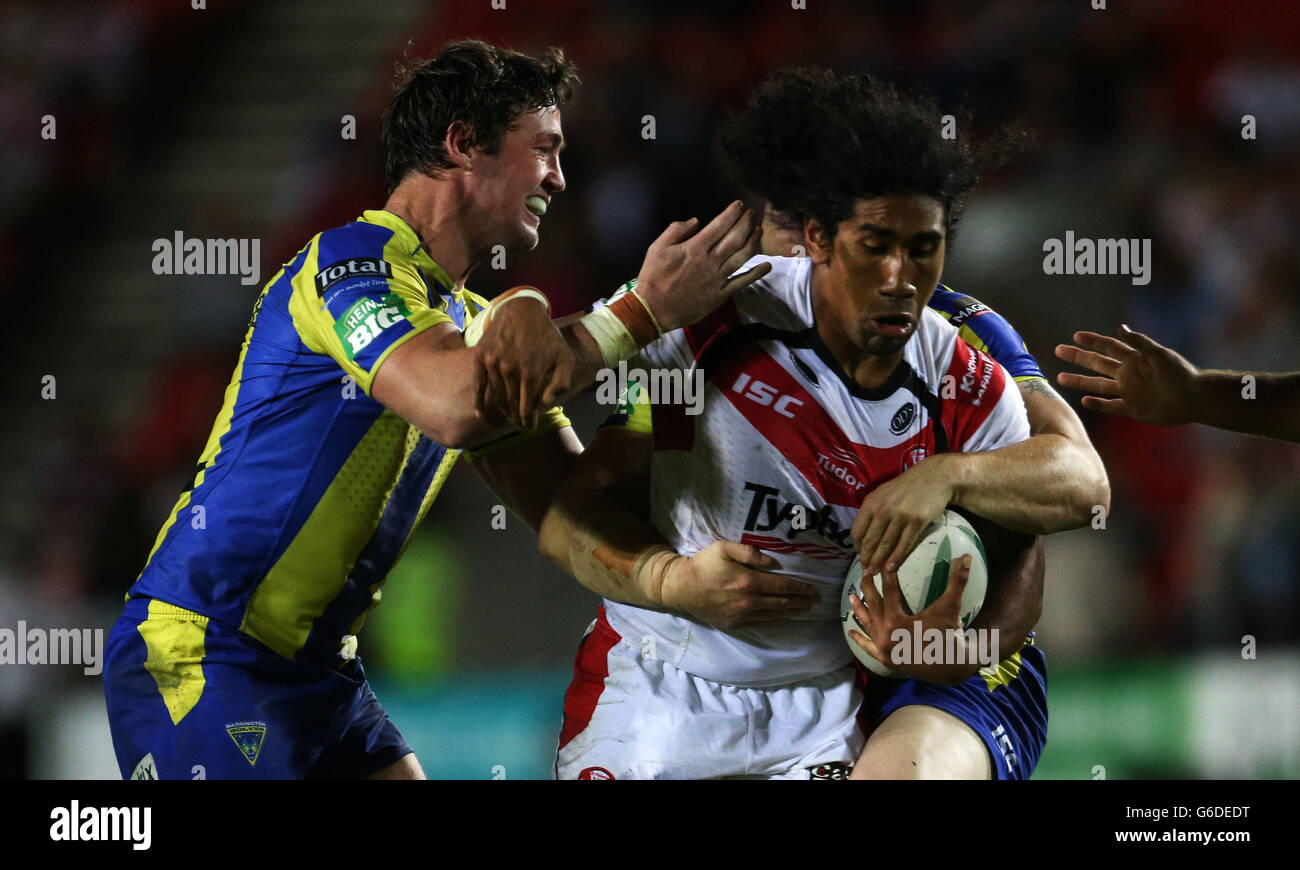 Rugby League - Super League - St Helens v Warrington Wolves - Langtree ...