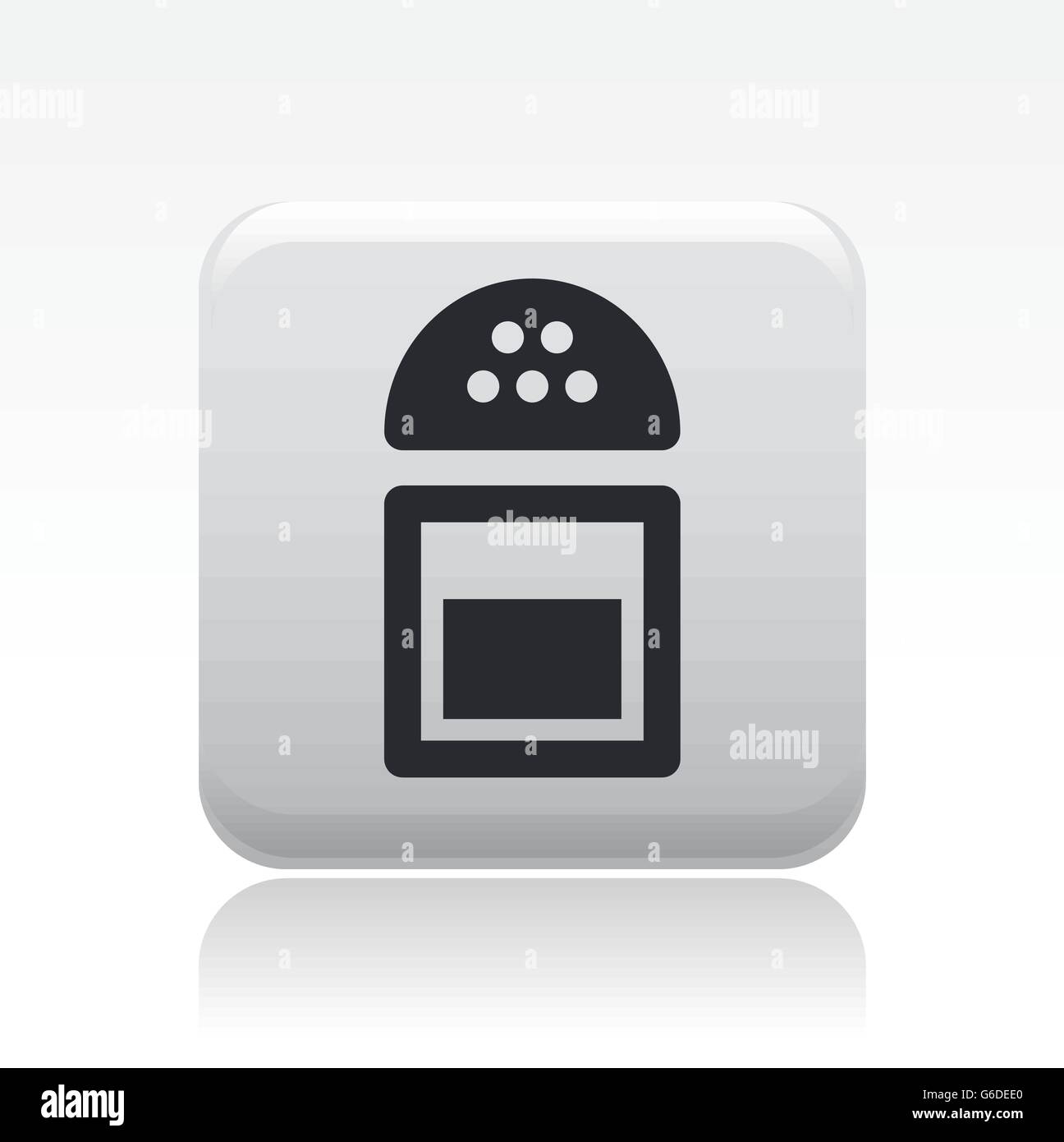 Vector illustration of single isolated salt icon Stock Vector Image ...
