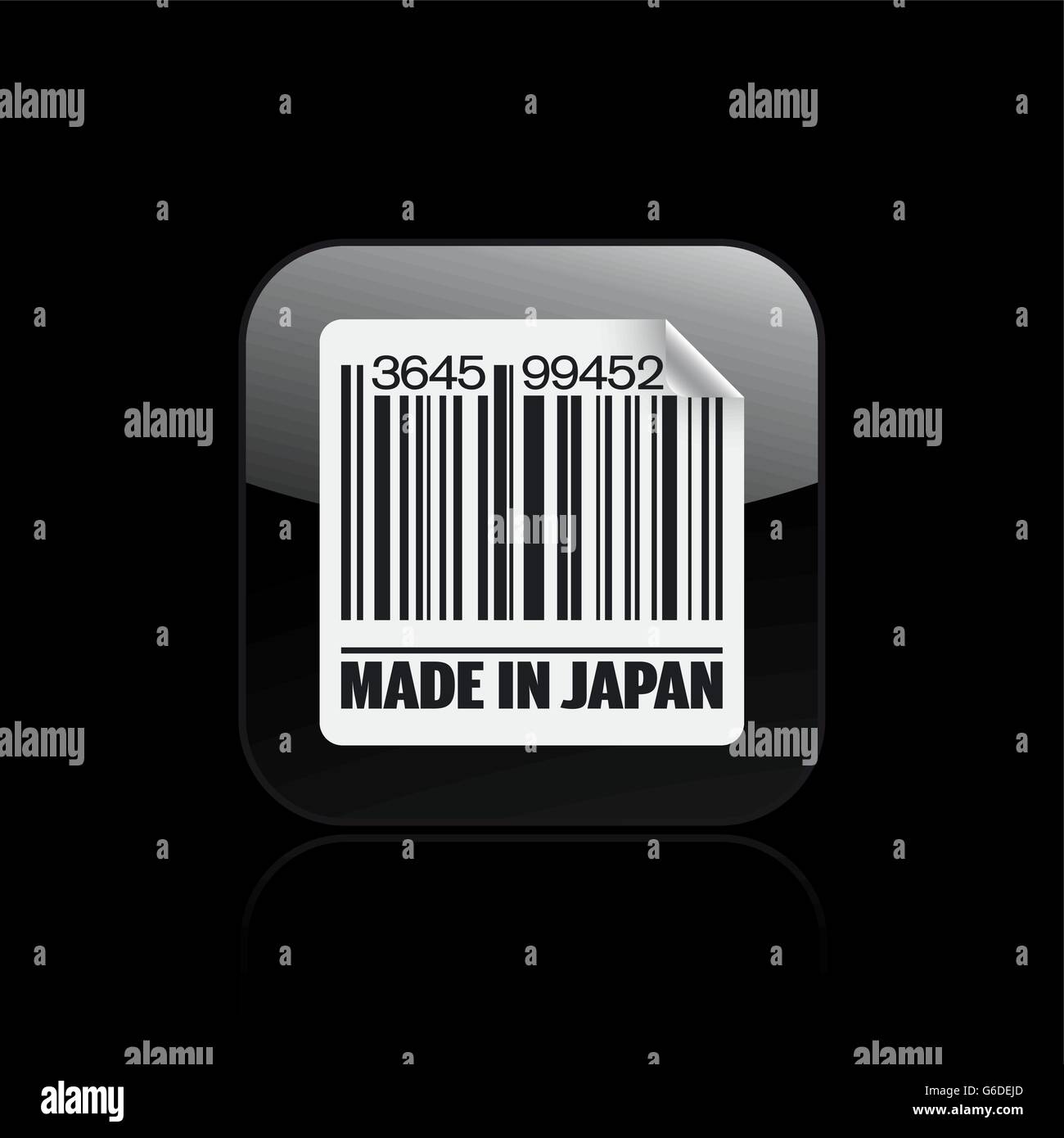 Vector illustration of single isolated Japan icon Stock Vector Image ...
