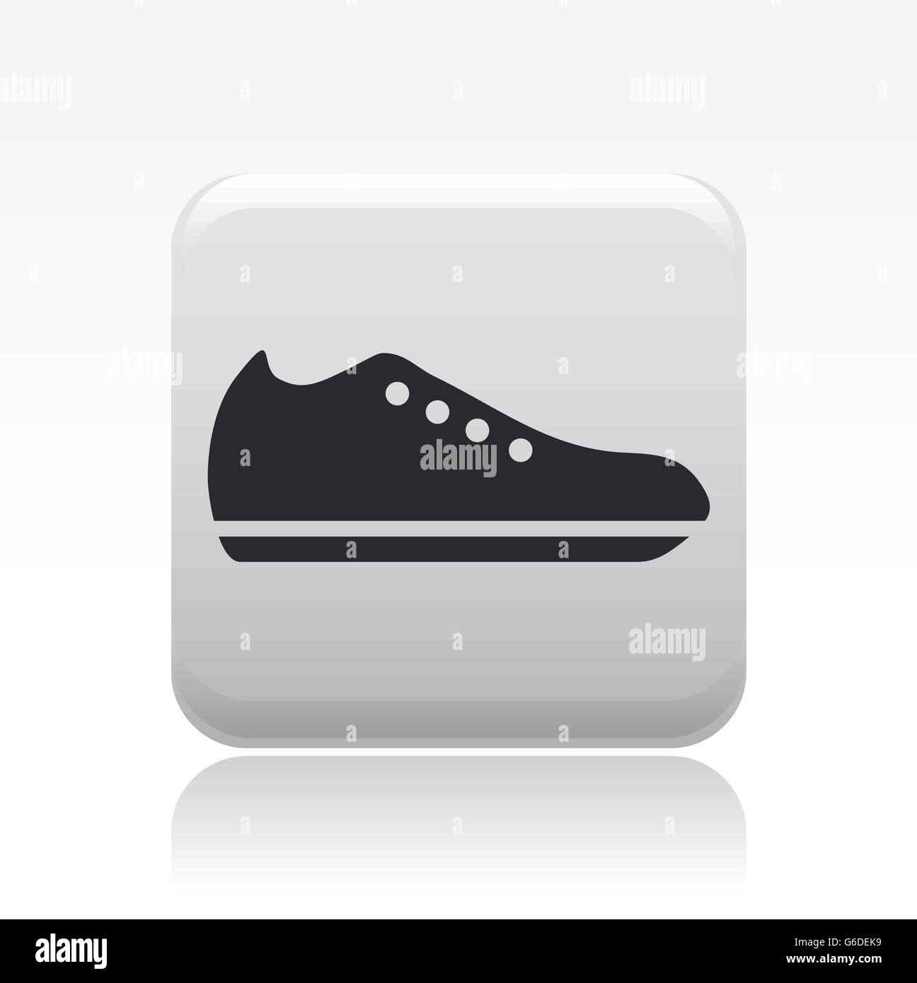 Vector illustration of single isolated shoe icon Stock Vector Image ...