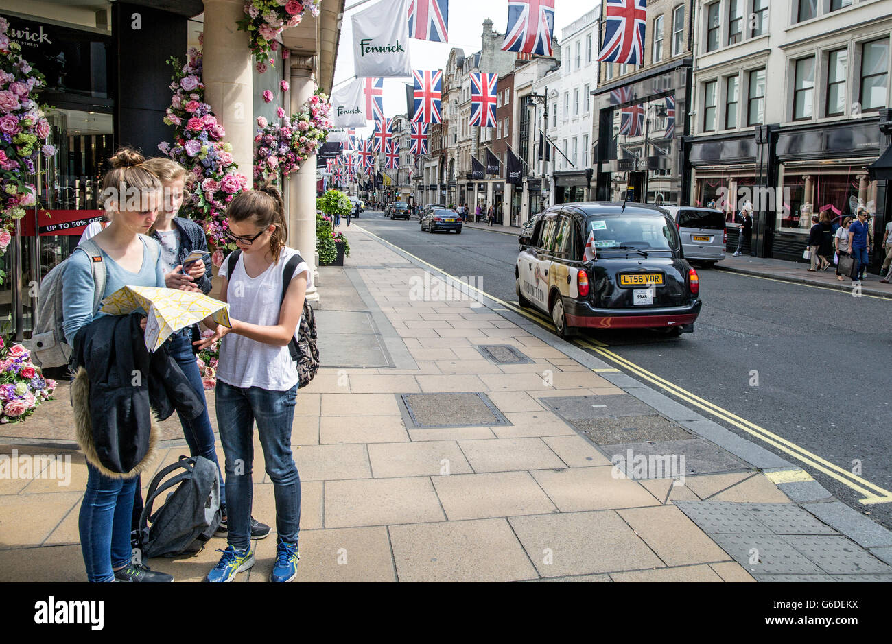City London Tourist Street Map High Resolution Stock Photography and ...
