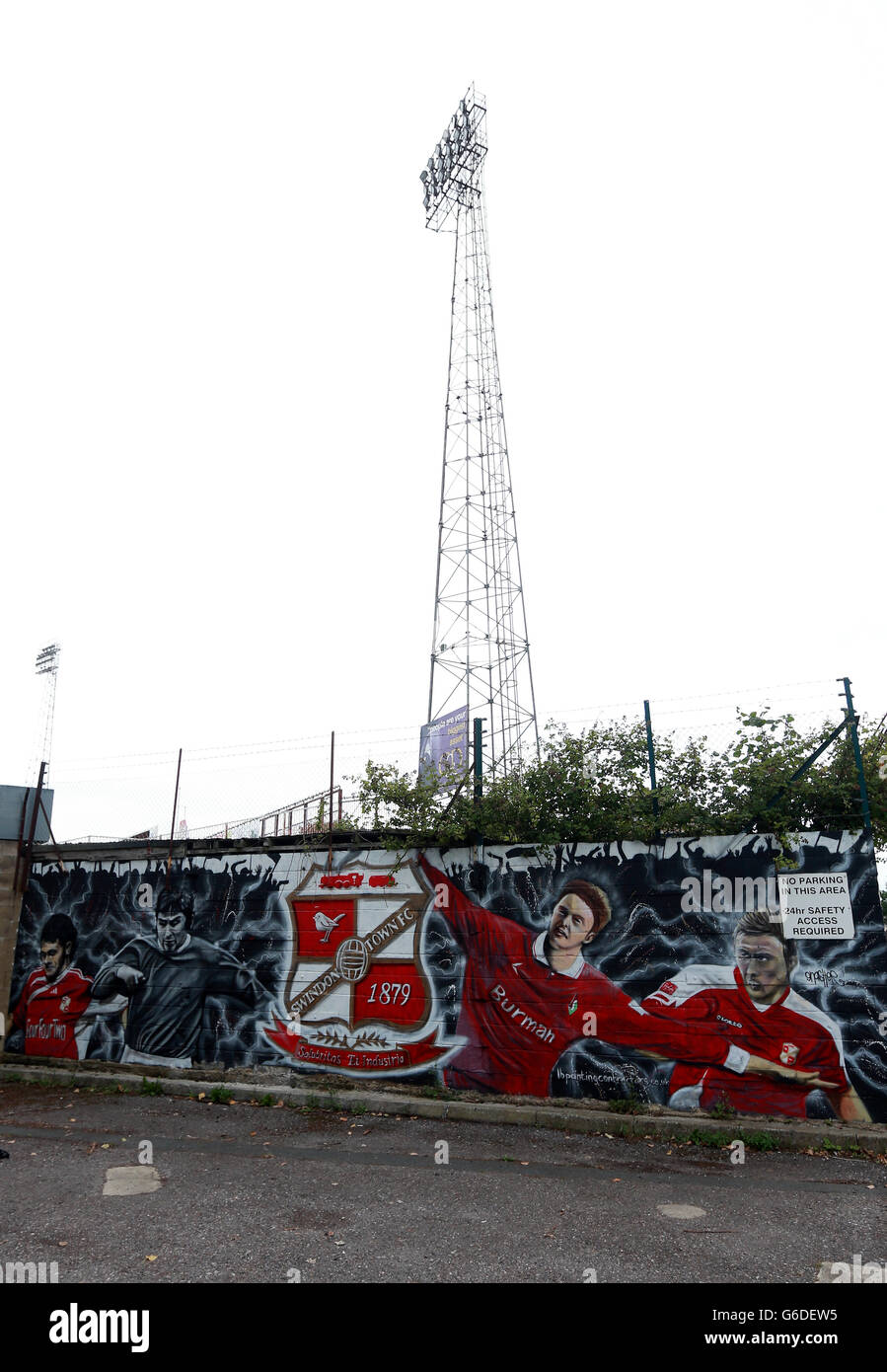 General view of a wall at the county ground hi-res stock photography ...