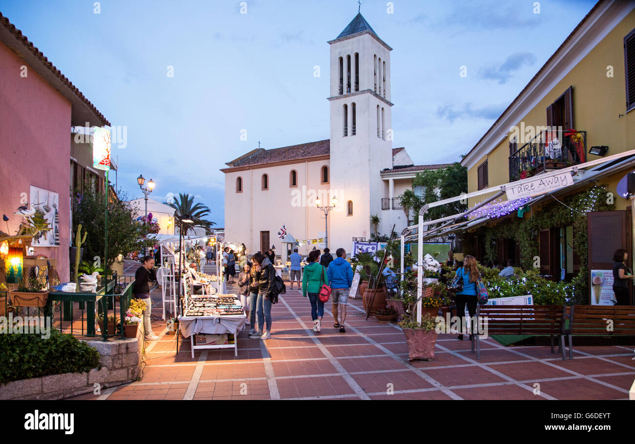 San Teodoro at Night Sardinia Italy Stock Photo: 107247276 - Alamy