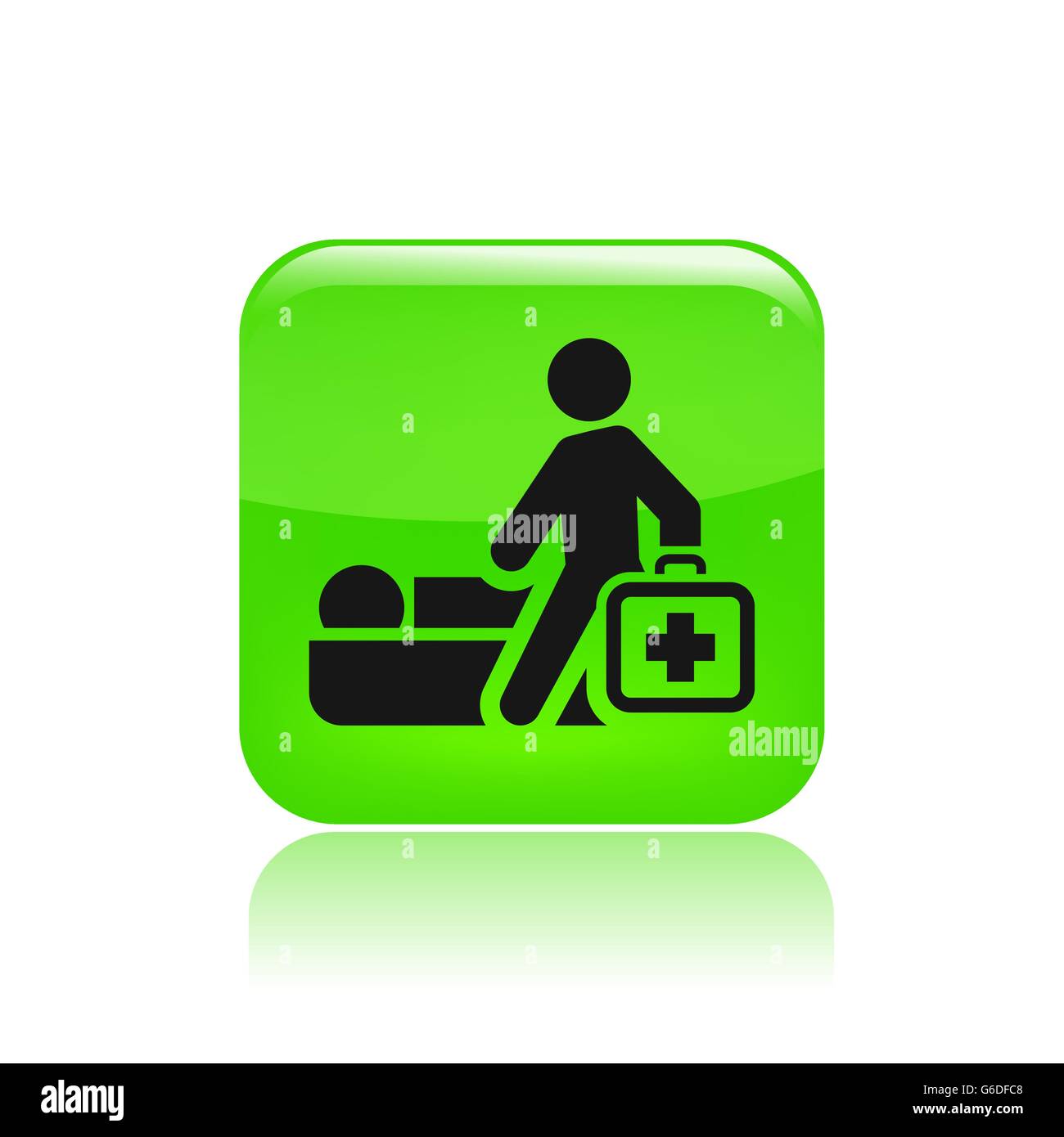 Vector illustration of single isolated medical icon Stock Vector Image ...
