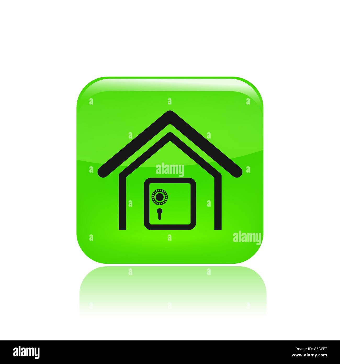 Vector illustration of single isolated bank icon Stock Vector Image ...
