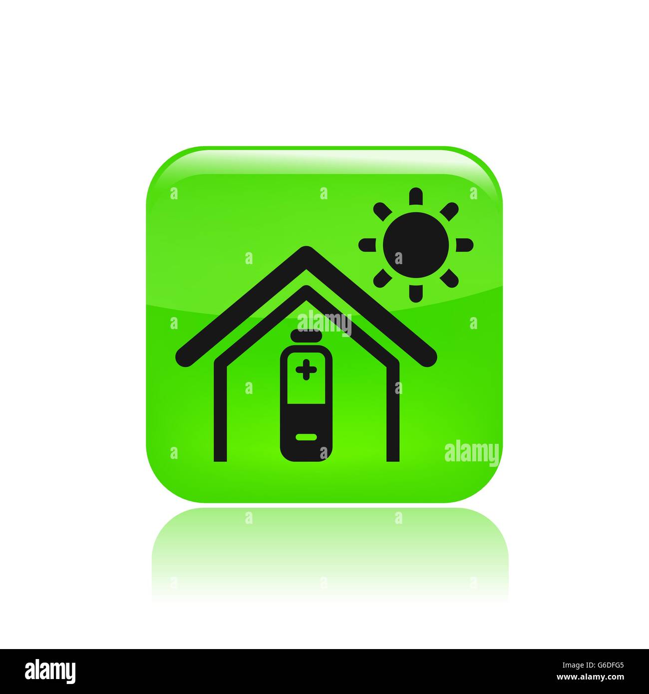 Vector illustration of single isolated bioenergy icon Stock Vector ...