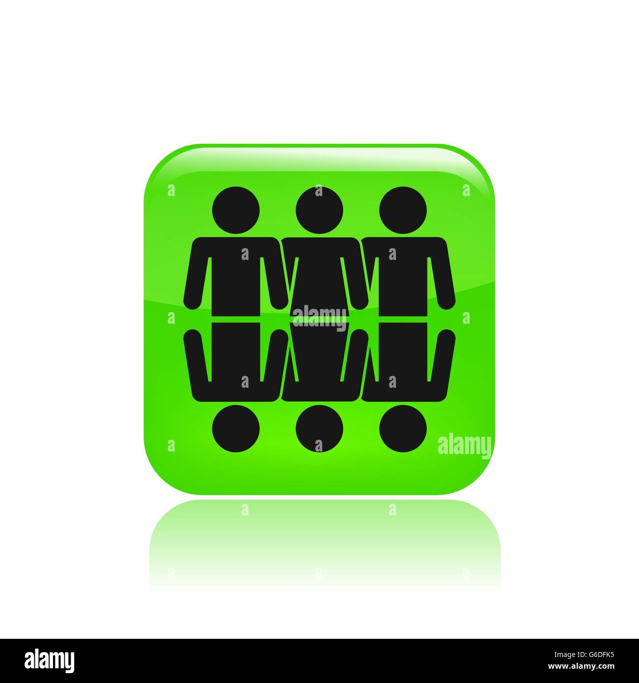 Vector illustration of single isolated social network icon Stock Vector ...