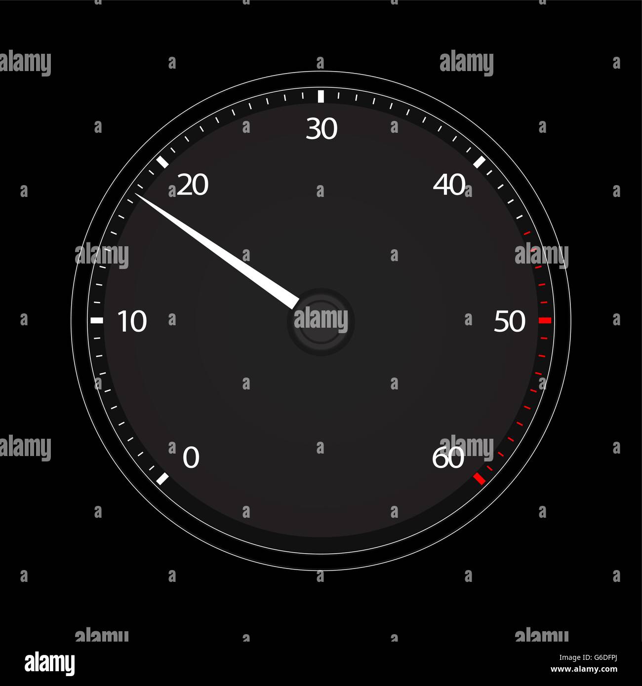 Vector illustration of single isolated tachometer icon Stock Vector ...