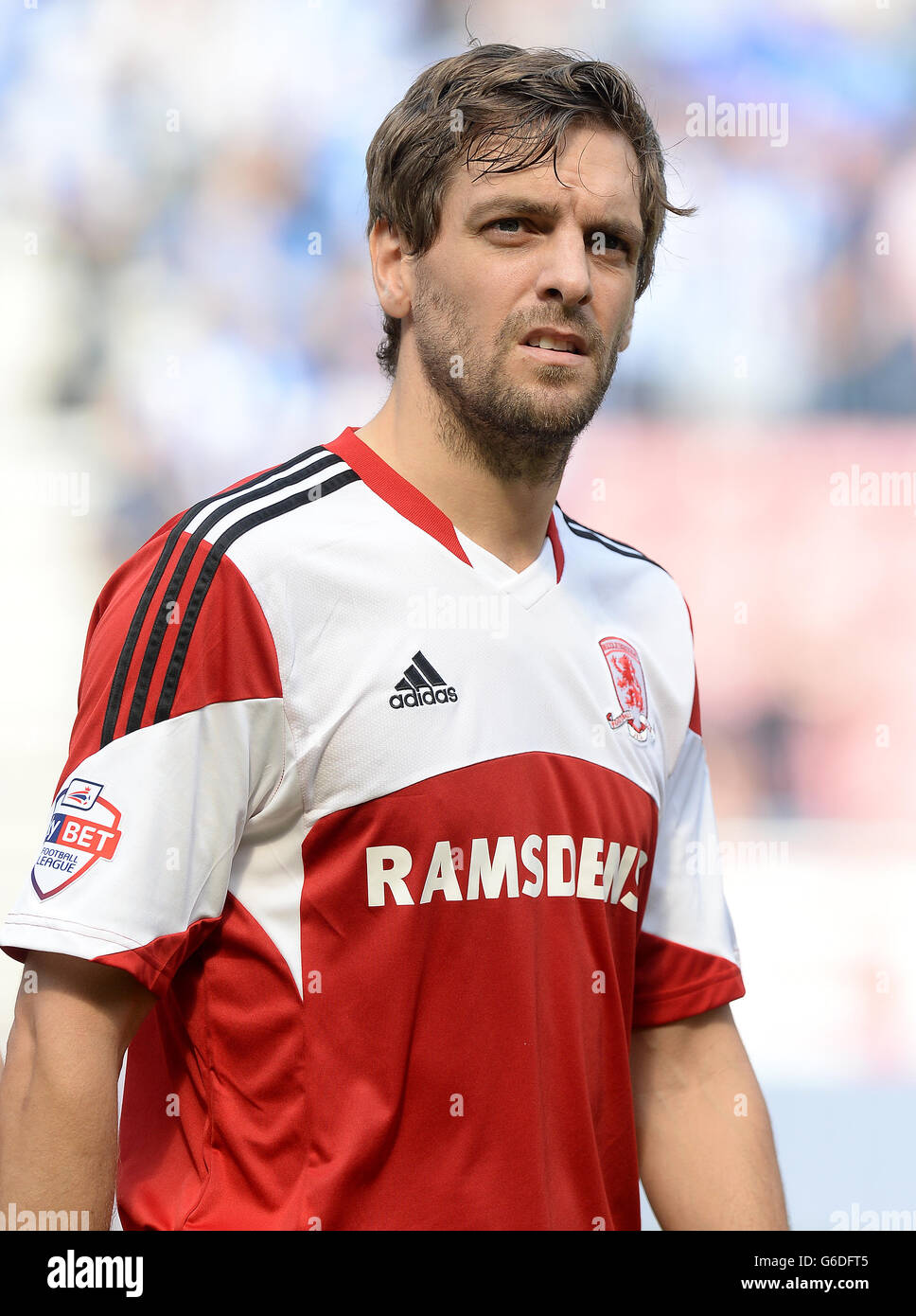 Middlesbrough's Jonathan Woodgate lines up before the Sky Bet Football ...