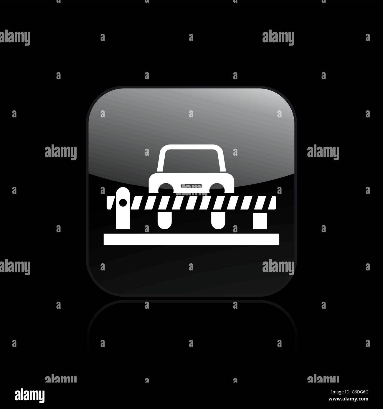 Vector illustration of single isolated bar icon Stock Vector Image ...