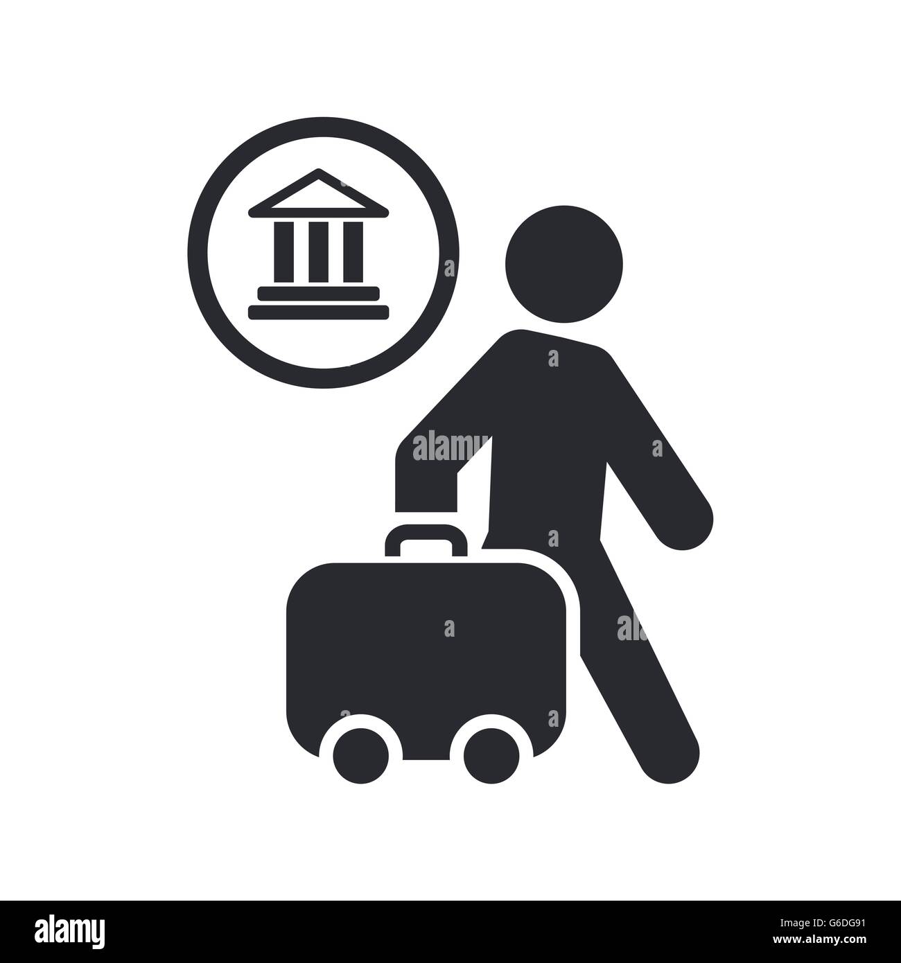 Vector illustration of single isolated travel icon Stock Vector Image ...