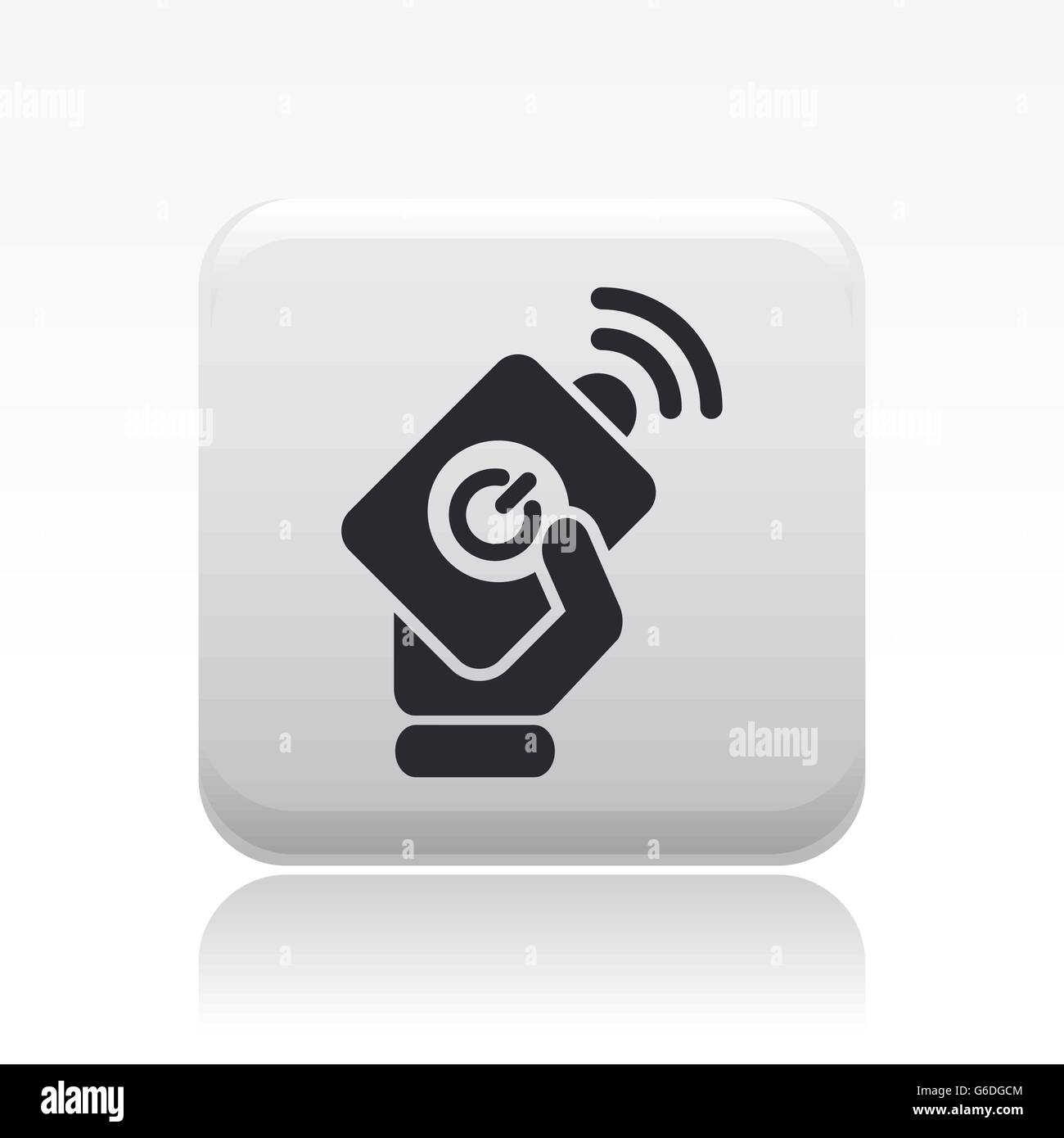 Vector illustration of single isolated remote control icon Stock Vector ...