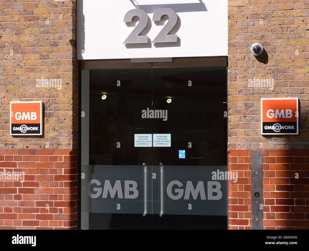 A general view headquarters gmb union in euston hi-res stock ...