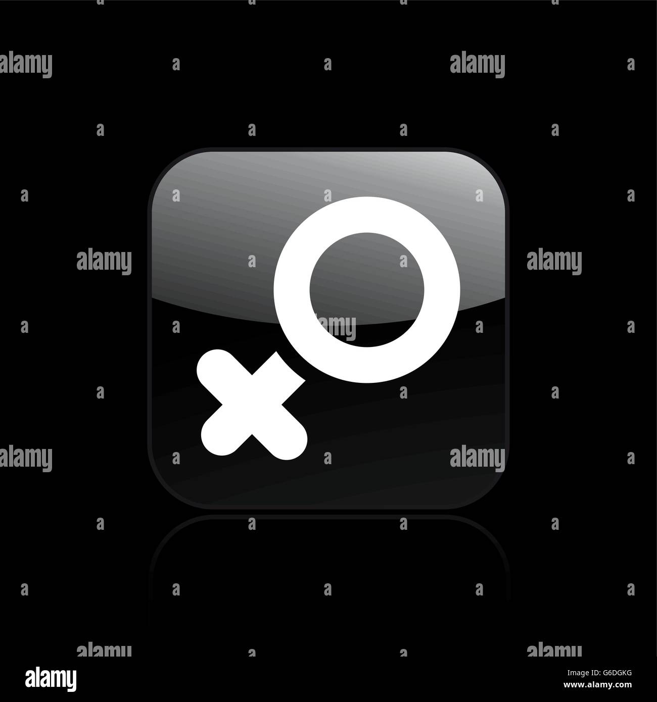 Vector illustration of single isolated female icon Stock Vector Image ...