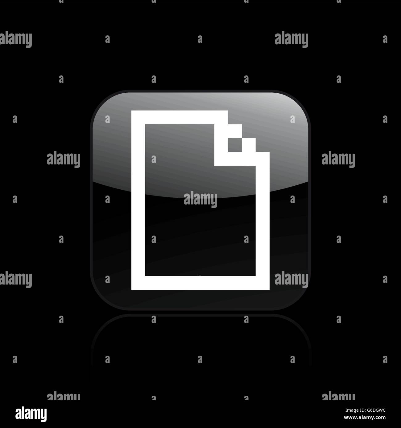 Vector illustration of single isolated pixel computer icon Stock Vector ...