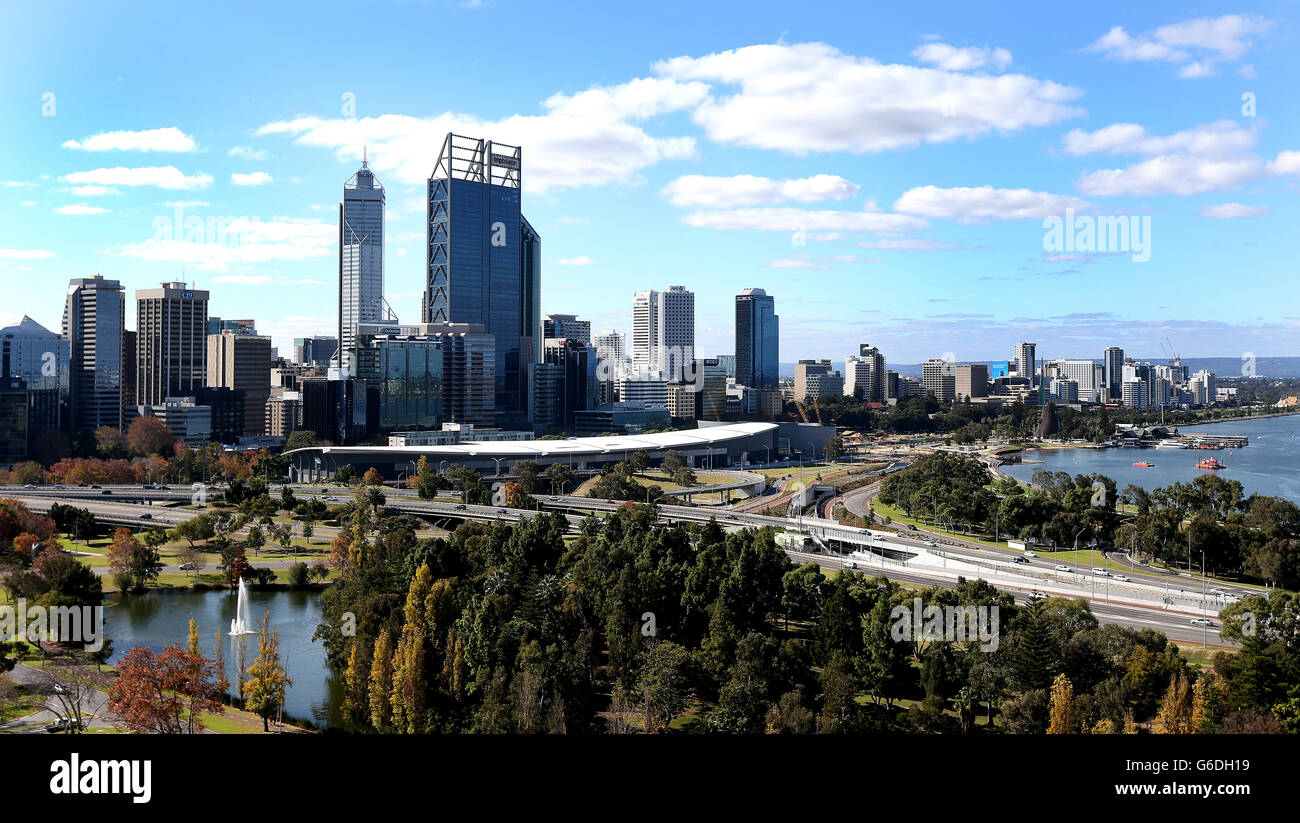 General view of the city of perth hi-res stock photography and images ...