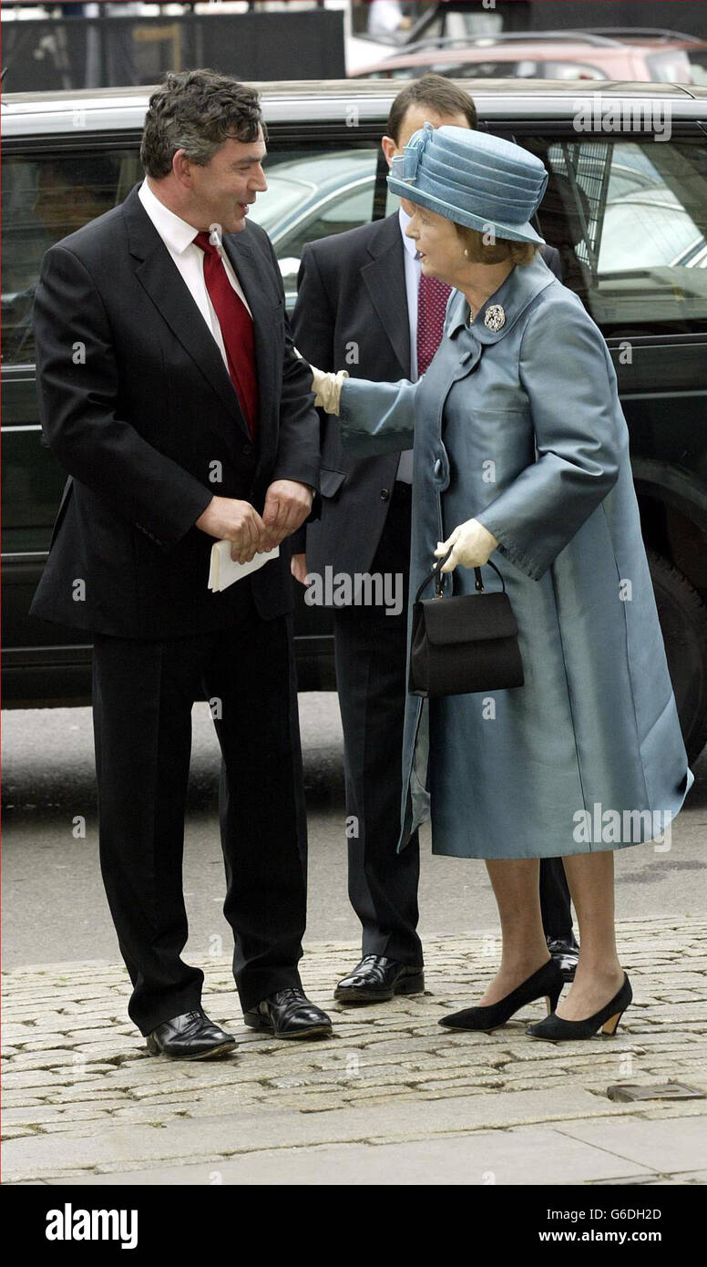 Thatcher brown coronation service hi-res stock photography and images ...