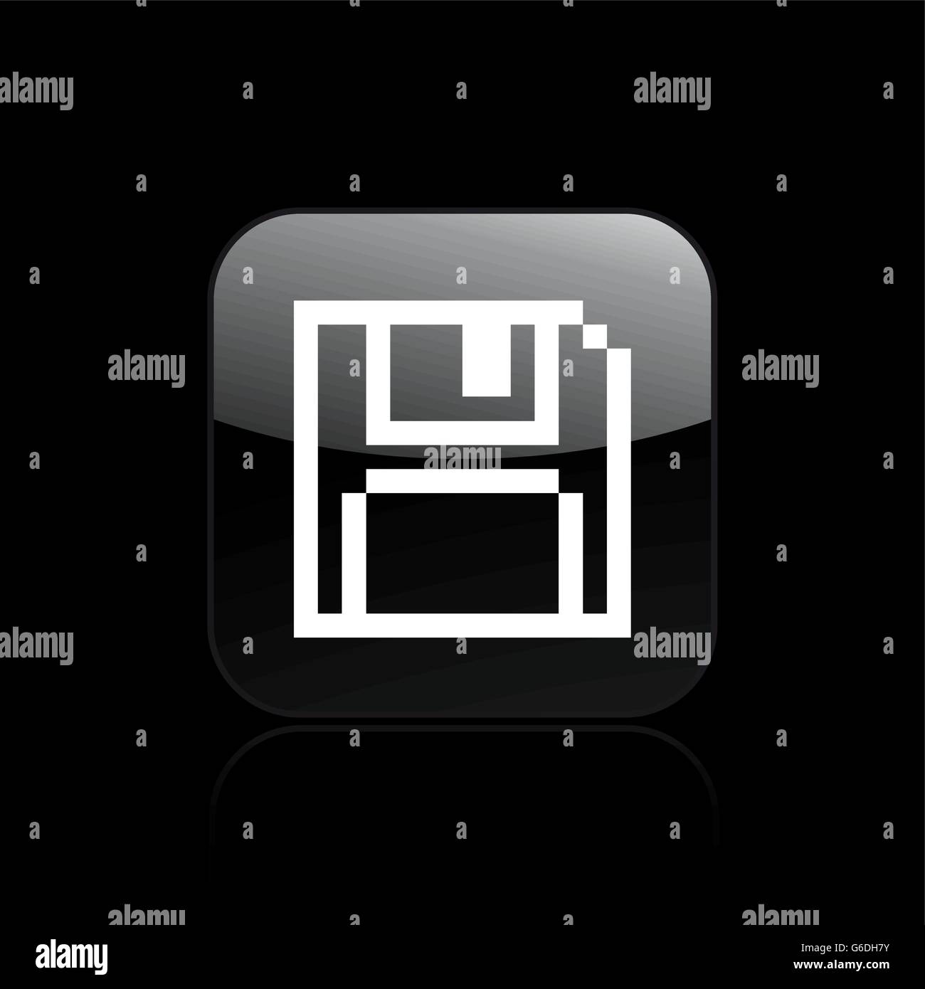 Vector illustration of single isolated pixel icon Stock Vector Image ...